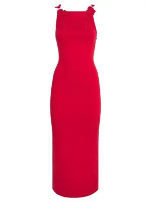 Cult Gaia Knitted Giuliana Midi Dress - Red