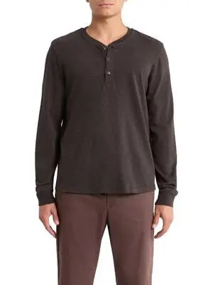 Marine Layer Luxe Jersey Henley - Java