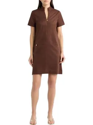Lilly Pulitzer® Split Neck Shift Dress - Coco Beach