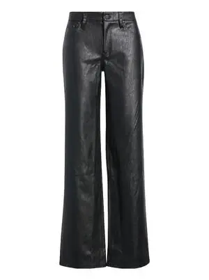 DAZE Keep Faux Leather Pants - Black