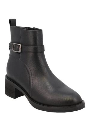 Mia Desmond Faux Leather Bootie Black