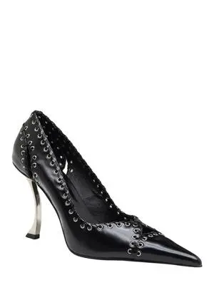 JEFFREY CAMPBELL Fix Me Pointed Cap Toe Pump