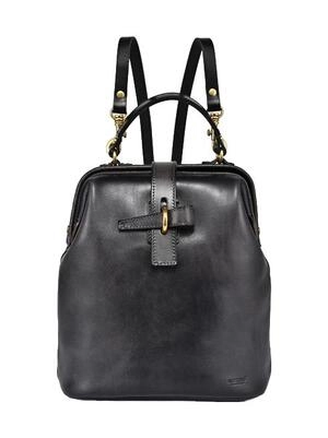OLD TREND Pamela Genuine Leather Organized Travel Backpack - Grey