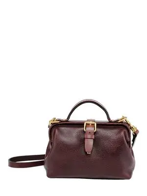 OLD TREND Doctor Mini Genuine Leather Structured Crossbody - Brown