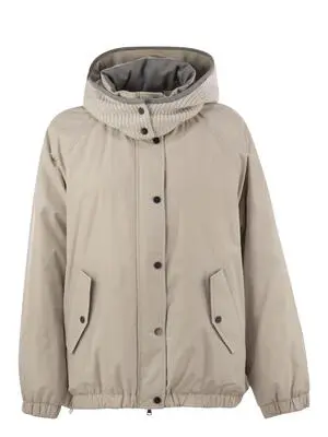 Brunello Cucinelli Elasticated Hem Hooded Jacket - No