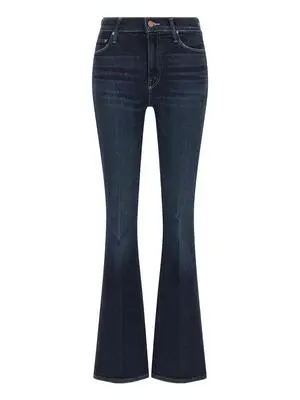 MOTHER The Weekender Flared Jeans - Blue