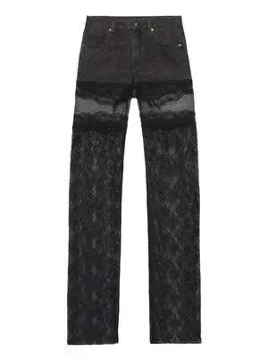 Blumarine Panelled Jeans - Black