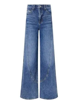 Veronica Beard Taylor Mid-rise Straight-leg Jeans - Blue