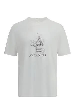 Brunello Cucinelli Graphic Printed Crewneck T-shirt - White
