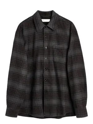 Our Legacy Above Check Flannel Shirt - Black