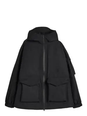 Y3 Gtx Padded Hooded Jacket - Black
