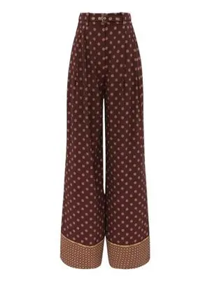 Zimmermann Polka Dot Wide-leg Pants - No