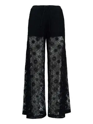 Pinko Lace Trousers Black