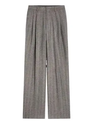 Dries Van Noten Straight-leg Wool Pants - Turquoise