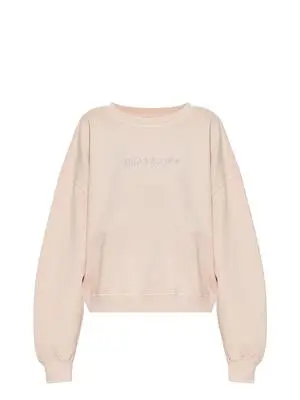 PALM ANGELS Palm Angels Rhinestone Logo Sweatshirt