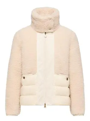 Moncler Moncler Glorieux Panelled Down Jacket Ivory
