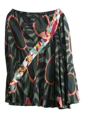 DRIES VAN NOTEN Print Fluid Skirt