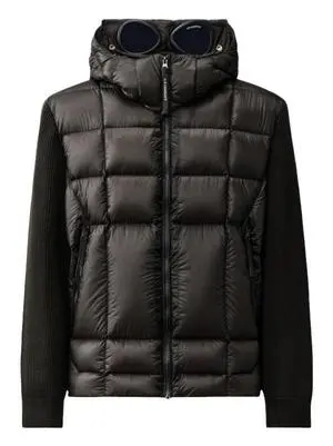 C.P. COMPANY Extrafine Merino Wool Mixed Goggle Sweater - Black