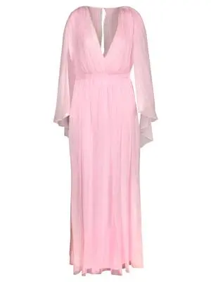 Alberta Ferretti V-neck Dress - Pink