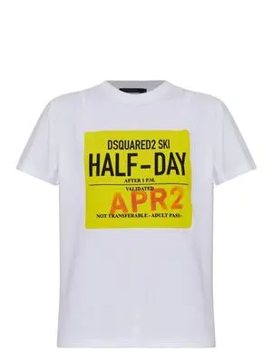 Dsquared2 Printed Crewneck T-shirt - White