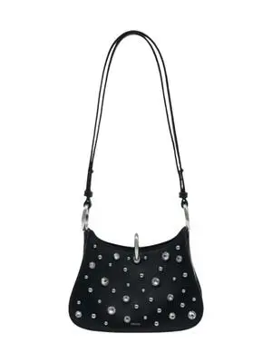 Rabanne Crystal-embellishment Shoulder Bag - Black