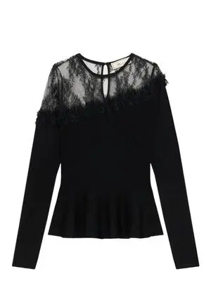 BLUMARINE Long-sleeved Crew-neck Shirt