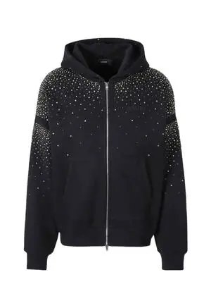 Amiri Crystal-embellished Zip-up Hoodie - No