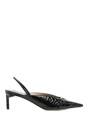 TOM FORD Sling-back Leather Pumps - Black