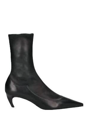 Khaite Khaite Valerie Pointed Toe Boots Black