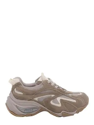 Ash Round-toe Sneakers Gray
