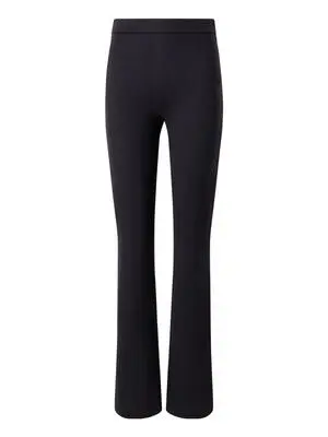 Veronica Beard Gracie Stretch-jersey Flared Pants - Black