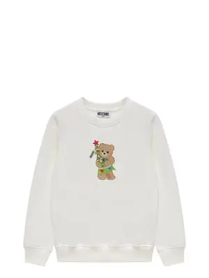 MOSCHINO Teddy Bear Long-sleeve Sweater