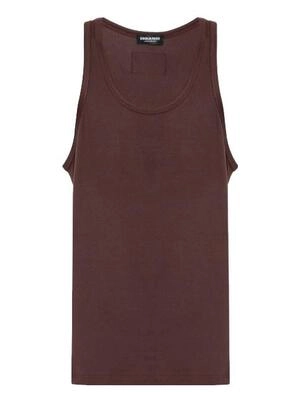 Dsquared2 Logo-patch Vest Brown