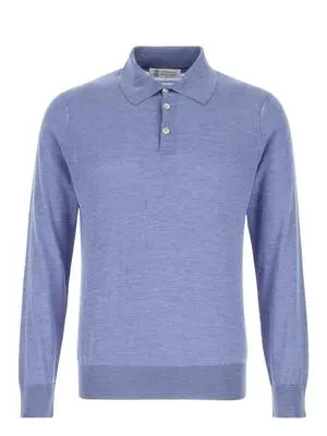 BRUNELLO CUCINELLI Brunello Cucinelli Long-Sleeved Knitted Polo Shirt