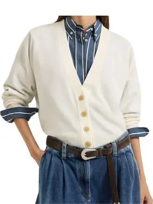 BRUNELLO CUCINELLI Brunello Cucinelli V-Neck Long Sleeved Cardigan
