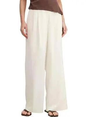 EVER NEW Annabelle Pleated Palazzo Pants - Neutrals