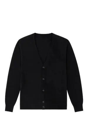 Emporio Armani V-neck Button-up Cardigan - Black