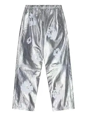 DENIM TEARS Wreath Track Pants - Silver