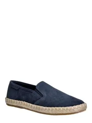 Marc O'polo Suede-finish Slip-on Espadrilles - Blue