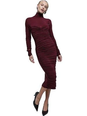 VICTORIA'S SECRET Bardot Amera Knit Midi Dress