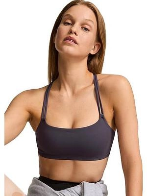 Victoria's Secret Vsx Elevate™ Strappy Sports Bra - Grey