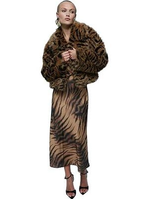 VICTORIA'S SECRET Bardot Colette Faux Fur Jacket