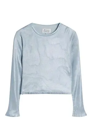 MAISON MARGIELA Foiled Longsleeve Top - Light Blue