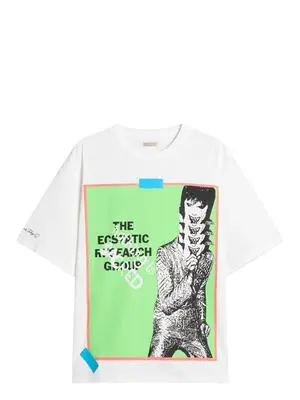 ECSTATIC RESEARCH Group T-shirt - White