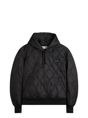 Play Comme Des Garcon Heart Hoodie - Black