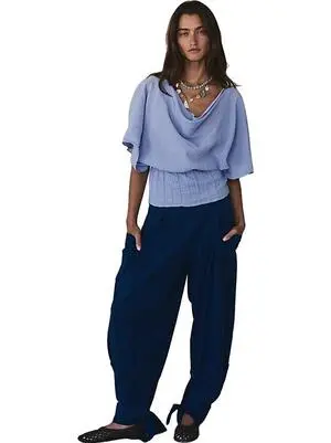 Free People Sutton Low-rise Pants - Posiedon