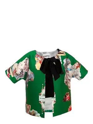 MAXJENNY Cropped Jacket Sicily - Green