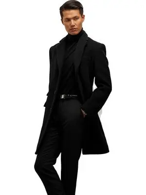 Ralph Lauren Gregory Hand-tailored Wool Suit Trouser - Black