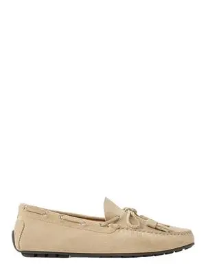 Ralph Lauren Harold Suede Tassel Driver - Stone