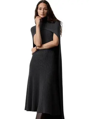 RALPH LAUREN Cashmere-blend Sweater Day Dress